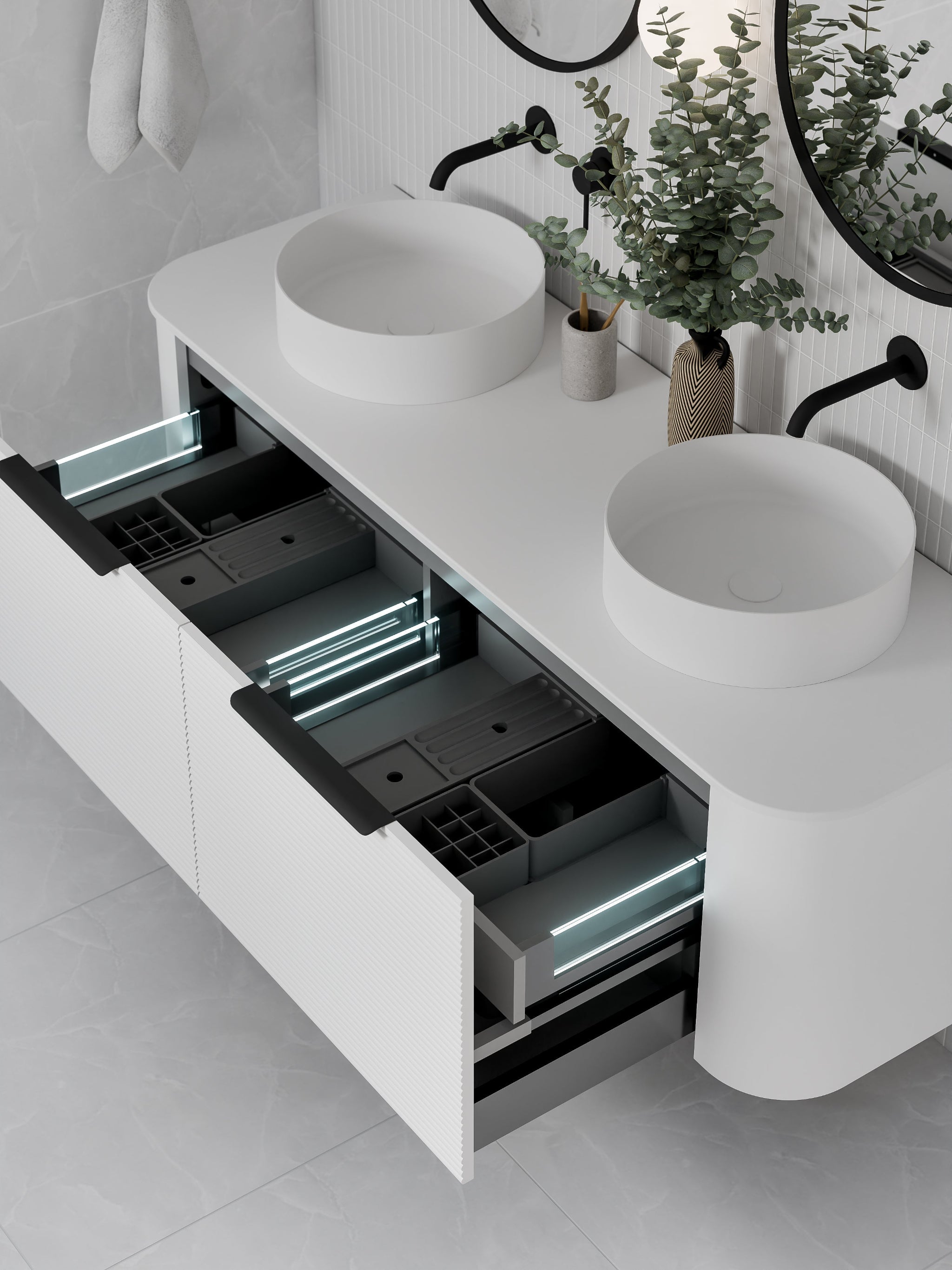 - Vanities & Storage – Flush Bathroomware